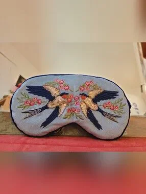 Source Unknown | Accessories | Powder Eye Mask Swooping Swallows ...